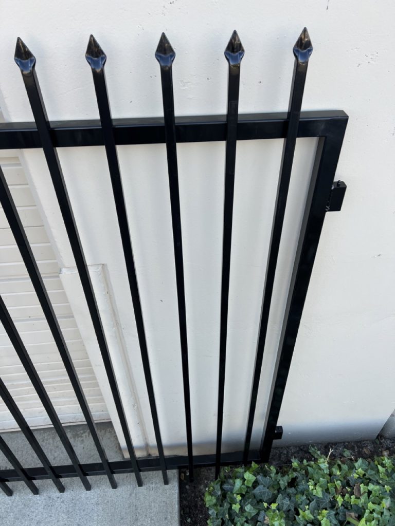 Ornamental Dual Swing Basic Gate Press Point Spear Top - Ornamental ...