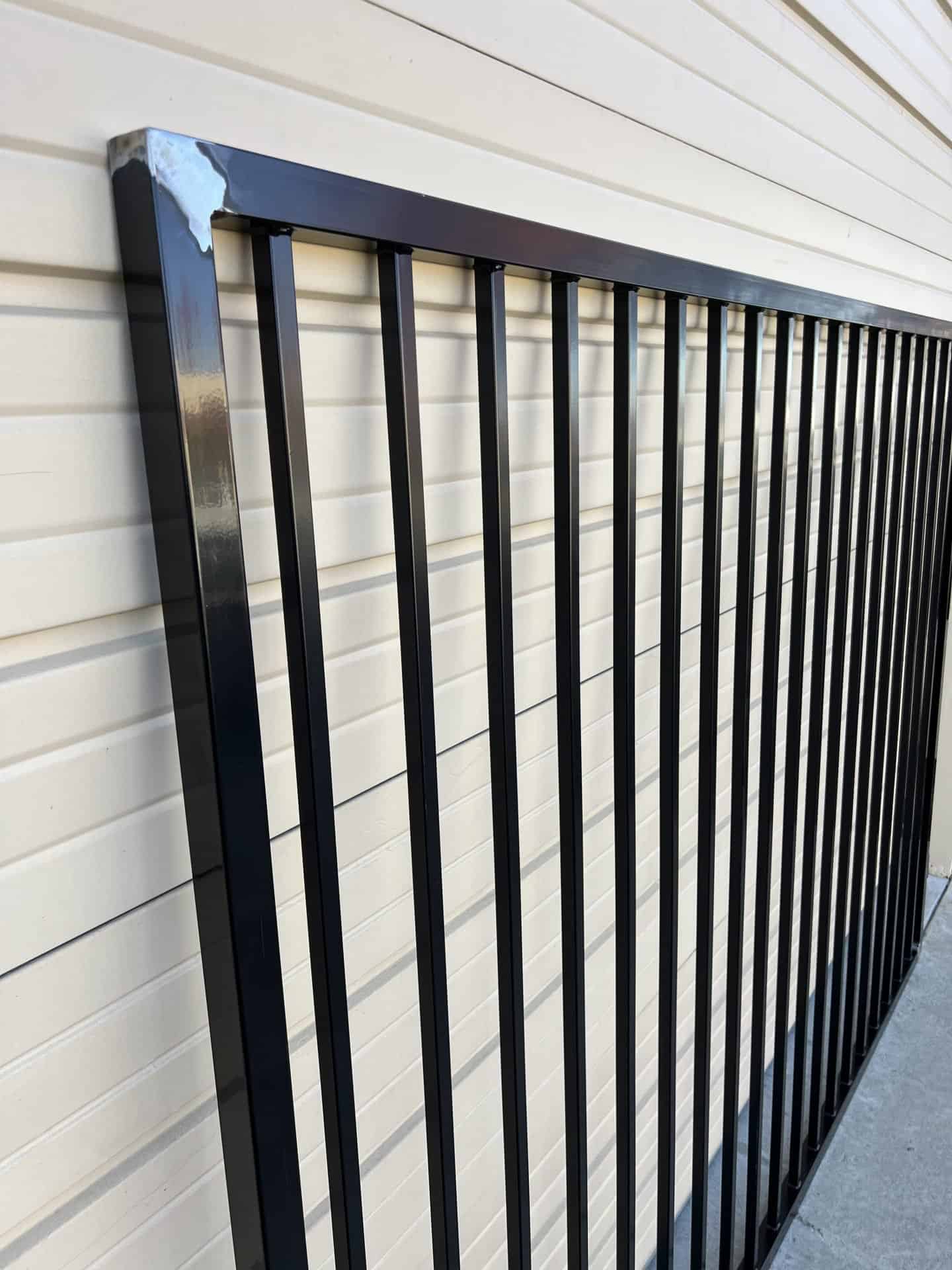 Dual Swing Flat Top Ornamental Prefabricated Basic Gate - Ornamental ...