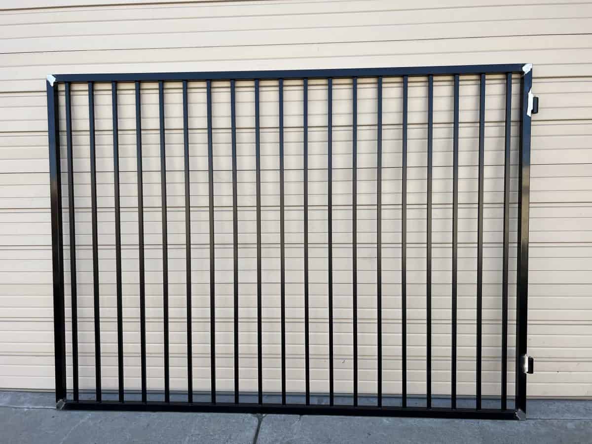 Dual Swing Flat Top Ornamental Prefabricated Basic Gate - Ornamental ...