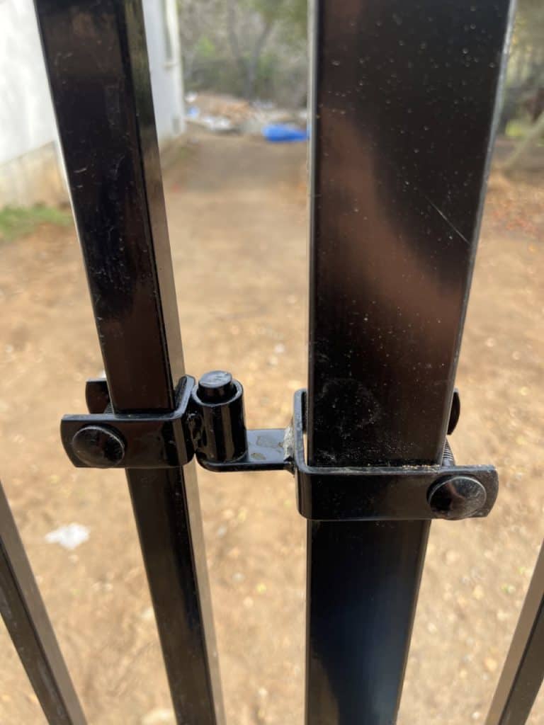 Bolt on Hinge Set - Ornamental Fence Products