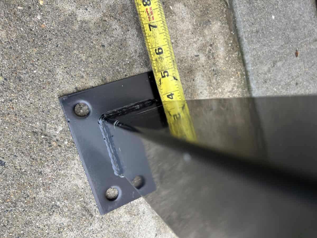 Fence Posts with Base Plates - Ornamental Fence Products