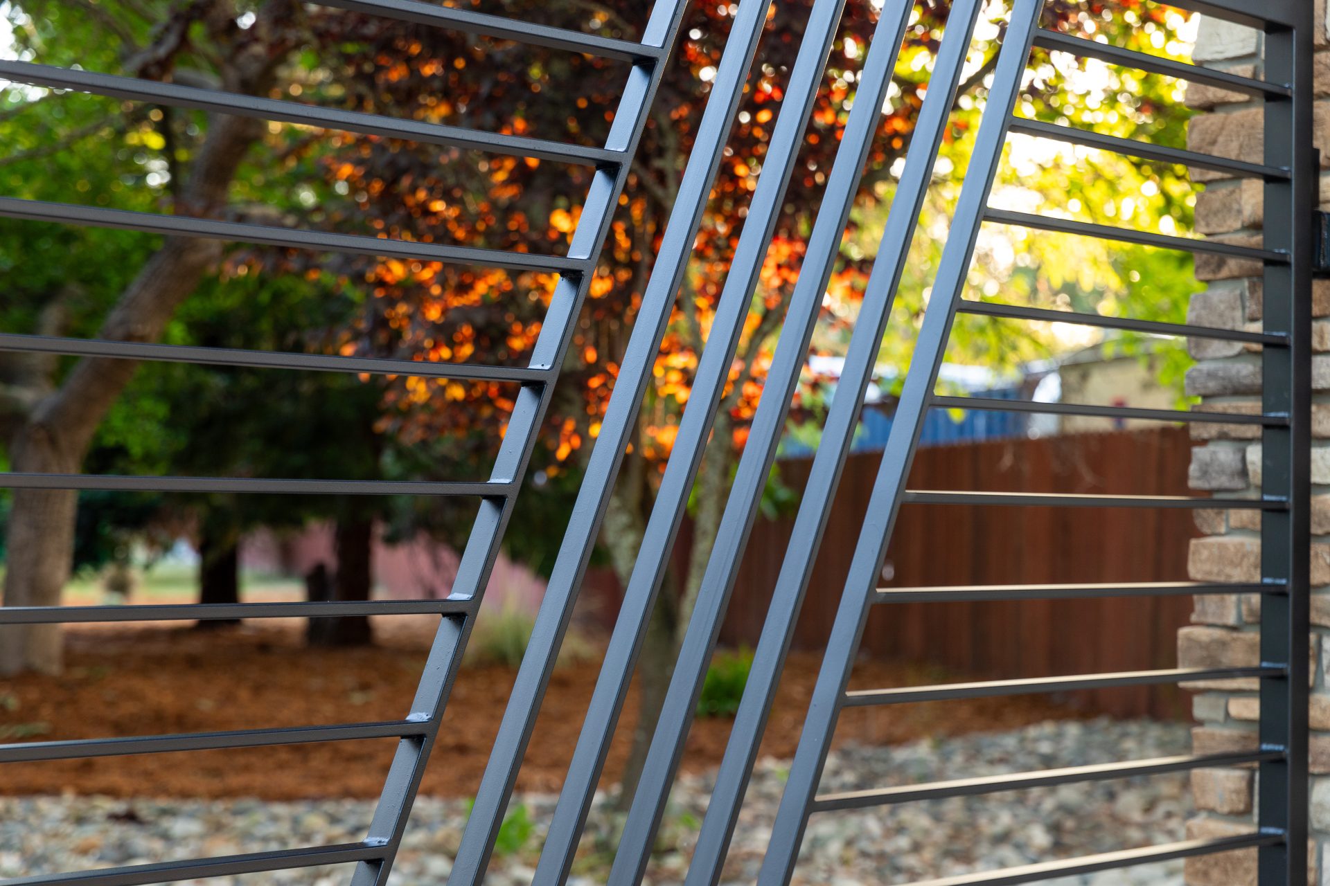 Heidi Modern/Contemporary Dual Swing - Ornamental Fence Products